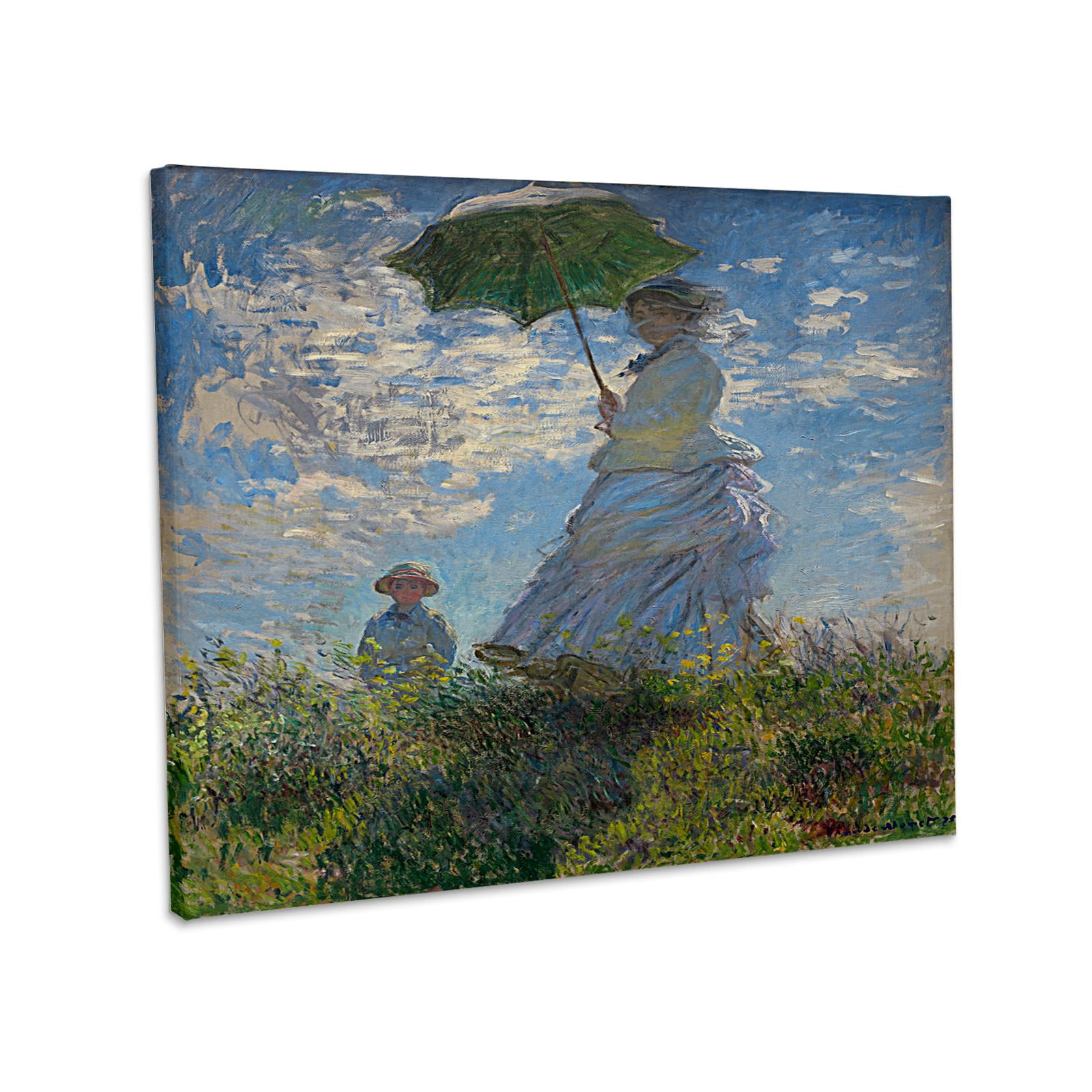 3dRose, Woman with a Parasol, Camille and Jean Monet, Claude Monet 1875 ...