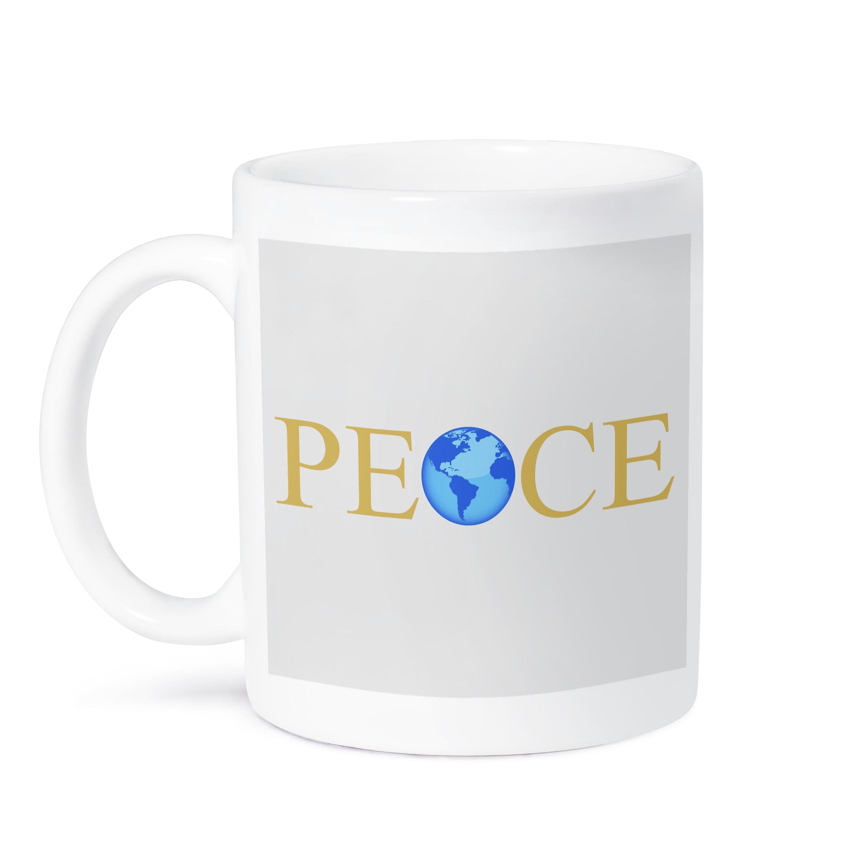 3dRose, World Peace on Earth- Inspirational Art, 15oz Mug - Walmart.com