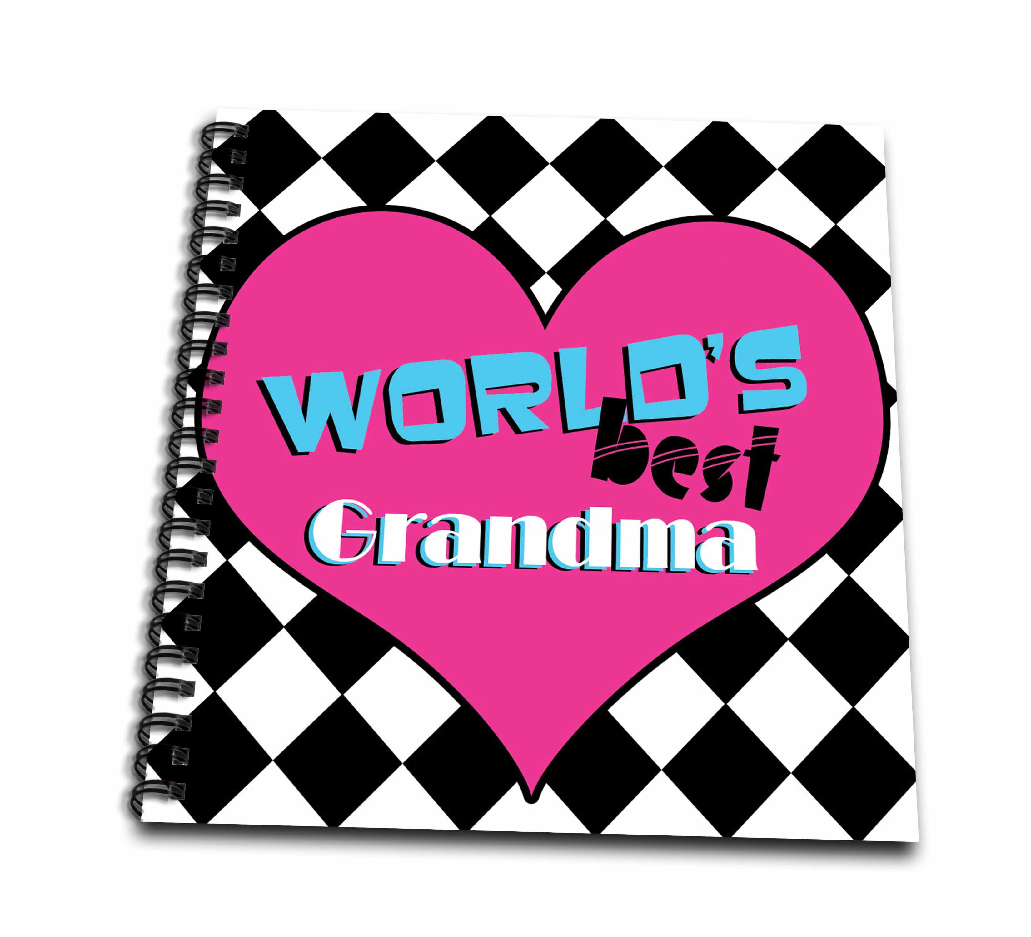 3dRose, Worlds Best Grandma, Drawing Book 8 x 8 inch - Walmart.com