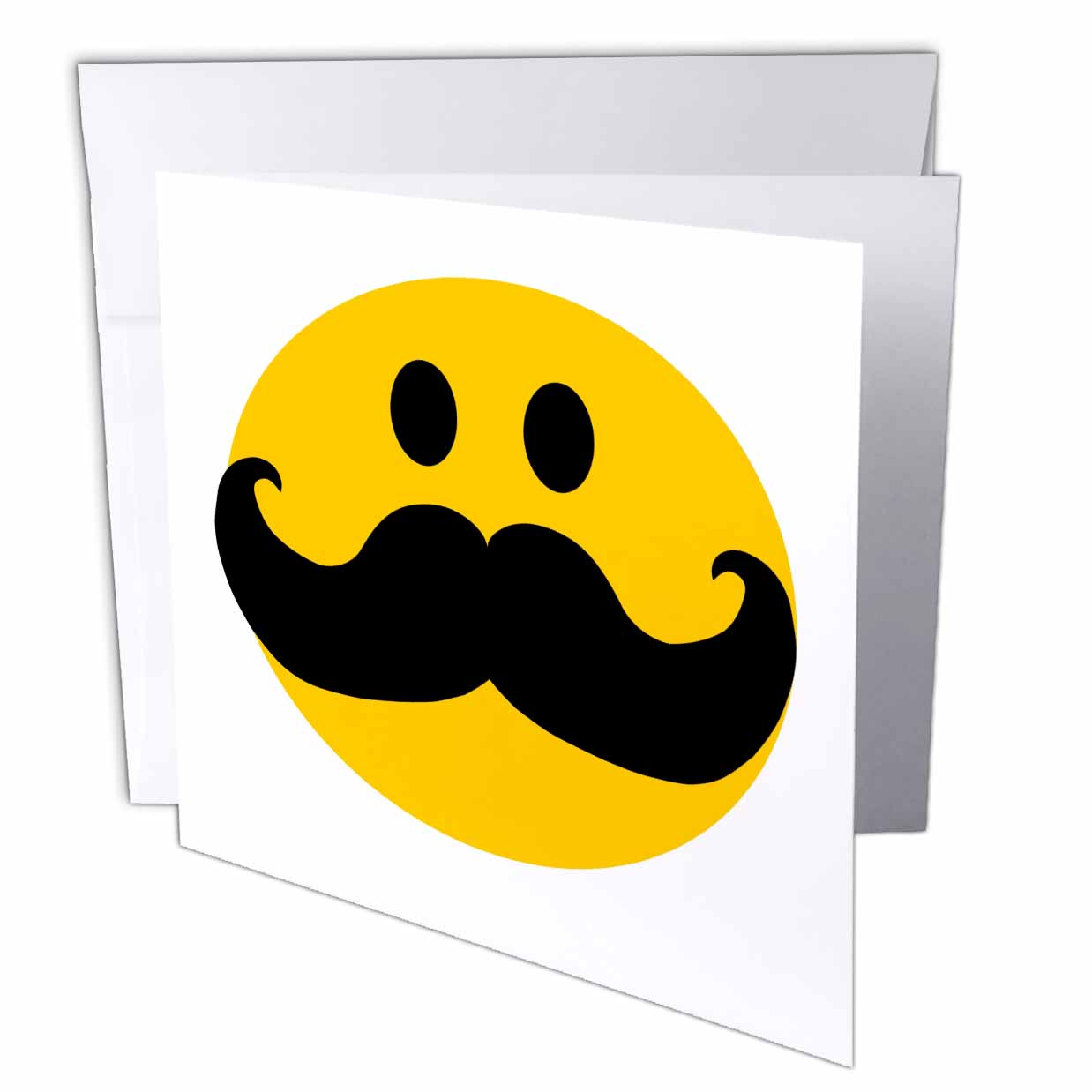 Mustache Smiley Face