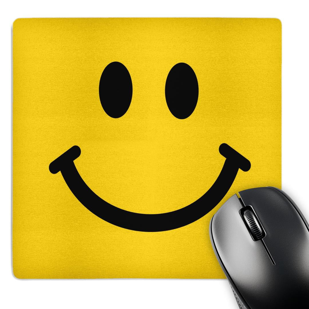 3dRose, Yellow smiling face - happy smiling cartoon - 60s jolly ...