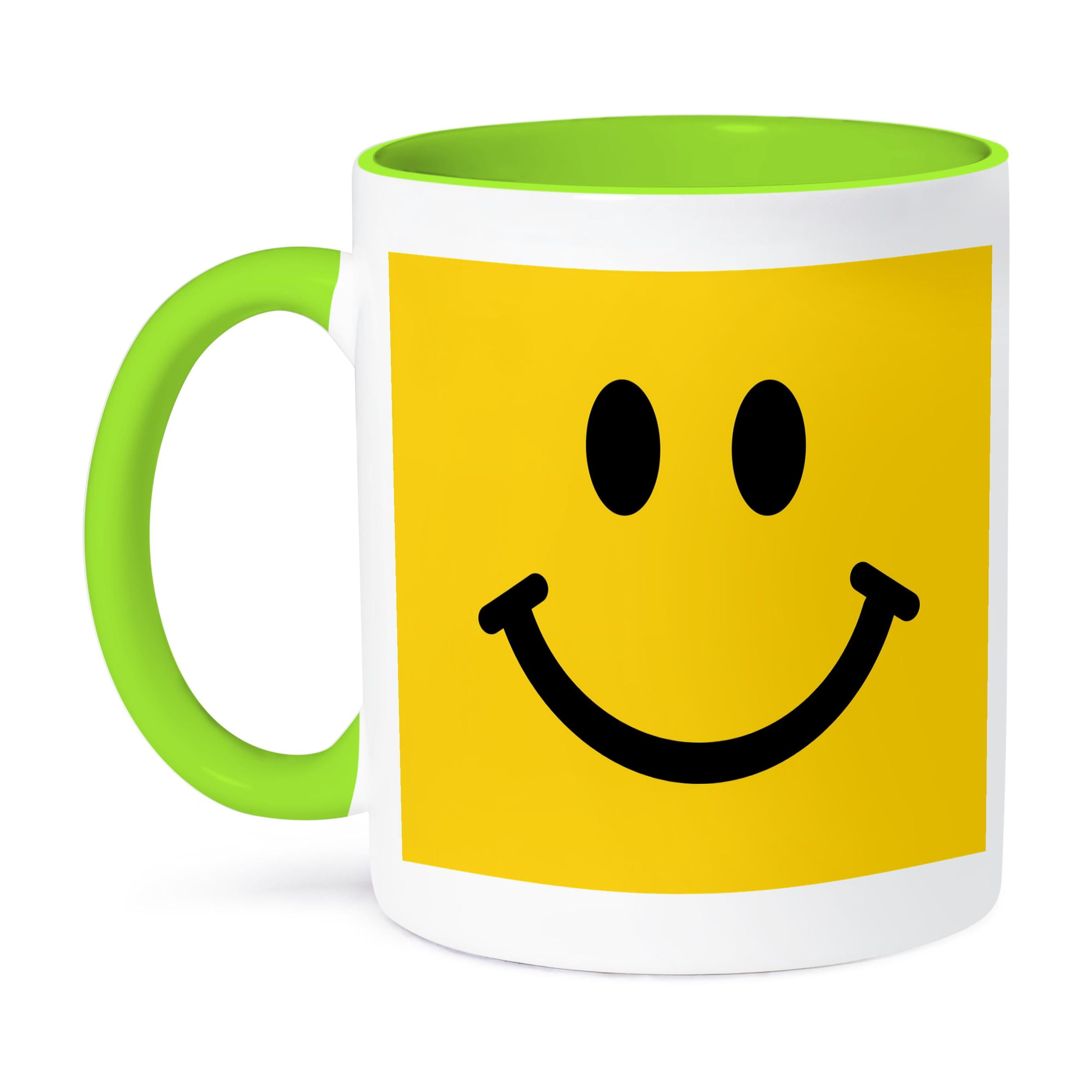 3dRose, Yellow smiling face - happy smiling cartoon - 60s jolly ...