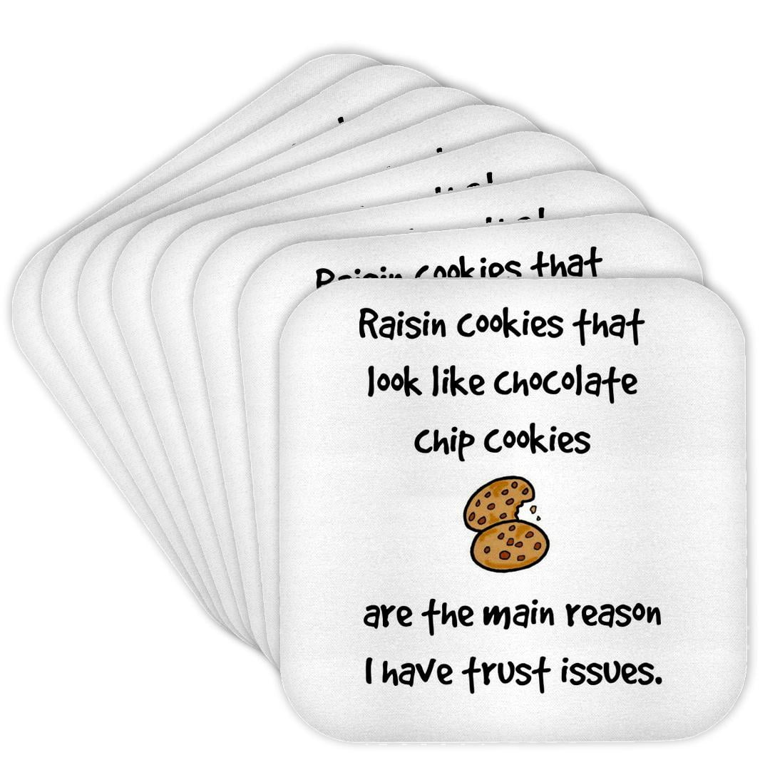 3dRose, raising cookies that look like chocolate chip give me trust ...