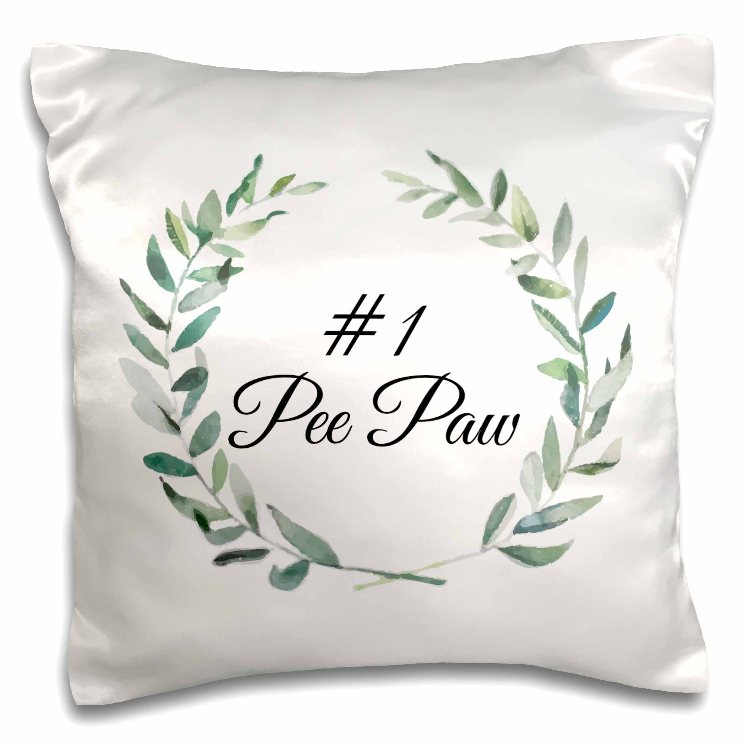 3drose, #1 Pee Paw Written Inside a Laurel Wreath on a White Background ...