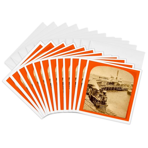 3drose, 1870s Marthas Vineyard Railroad Oak Bluffs Steamship Diamond ...