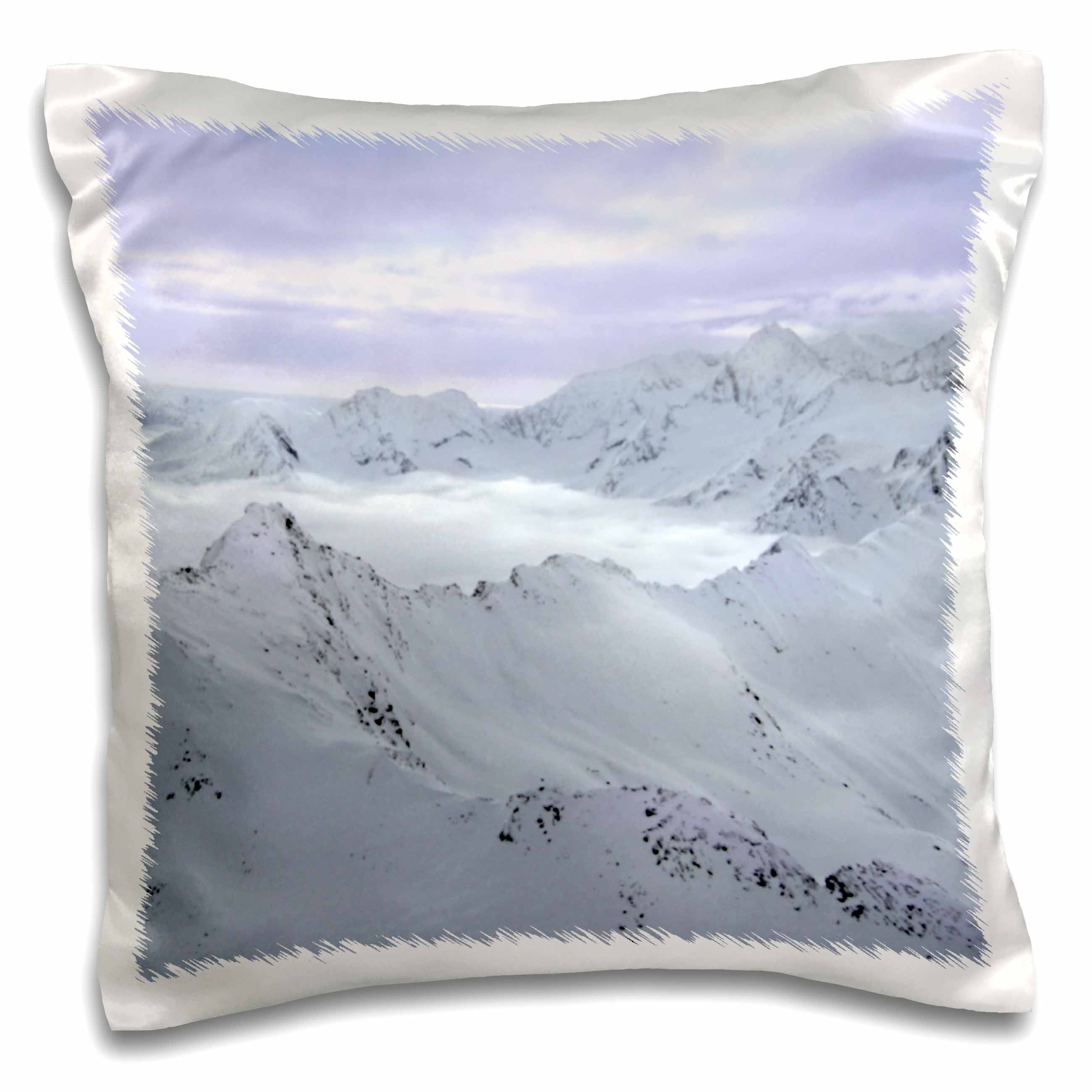 3drose, Above the Clouds Snowy Mountain Landscape Photography - Ski ...