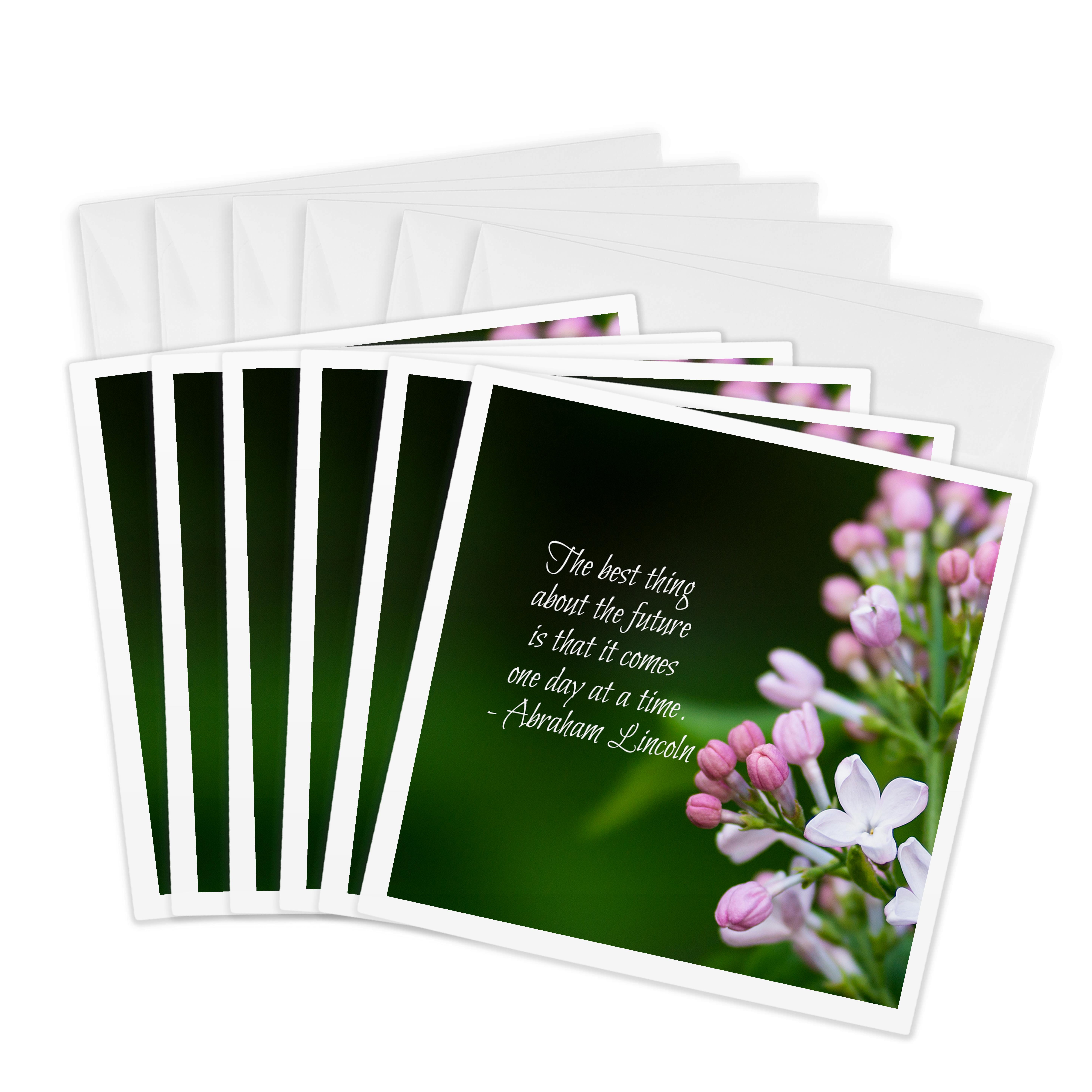 3drose, Abraham Lincoln Quote. the Best Thing About the Future. Lilac ...