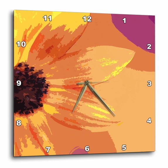 3drose, Abstract Macro Photograph of a Sunflower in Orange and Pink ...