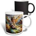 3drose, Adorable Raccoon and a Fairy, 11oz Magic Transforming Mug ...