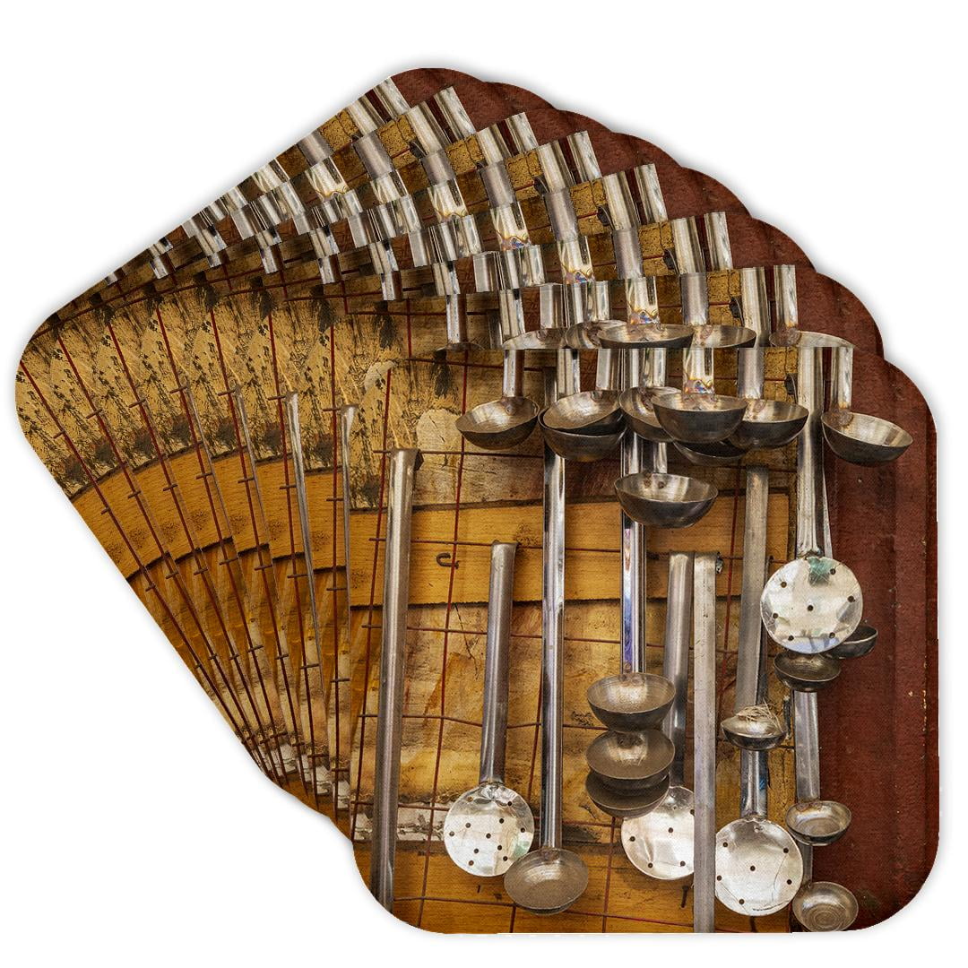 3drose, Africa, Egypt, Cairo. Ladles for Sale at an Outdoor Market ...