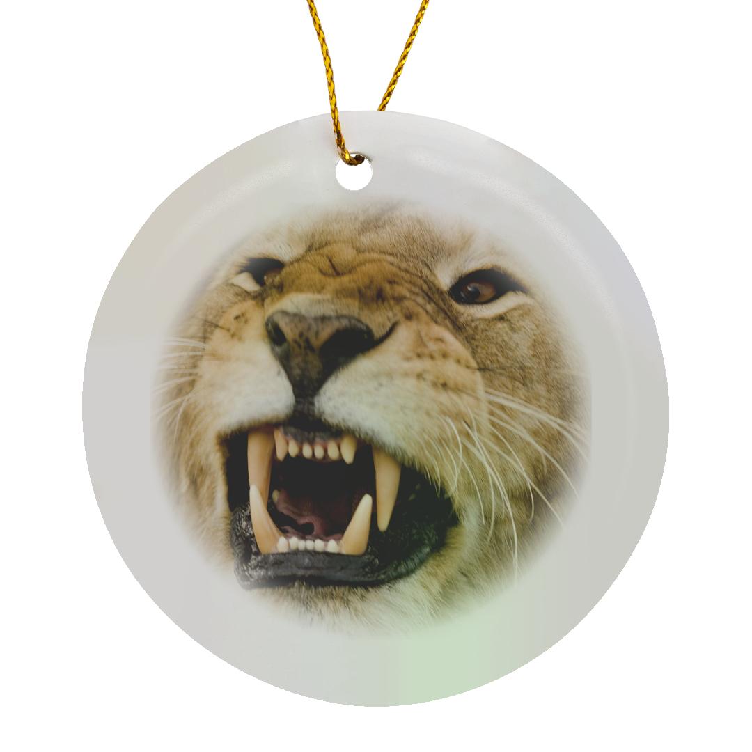 3drose, Africa, Kenya, Masai Mara, Male Lion Bearing Teeth.-af21 ...