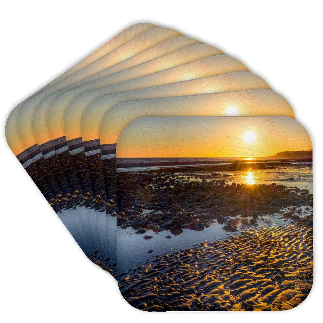 3drose, Alaska, Homer Spit. a Sunset Landscape over Tide Pools 1., Set ...