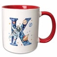3drose, Alluring Letter K. Space Flight Astronaut Attractive Monogram ...