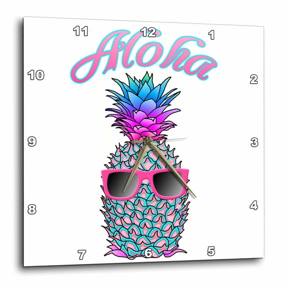 3drose, Aloha Hawaiian Design with a Cool Tropical Pineapple in ...