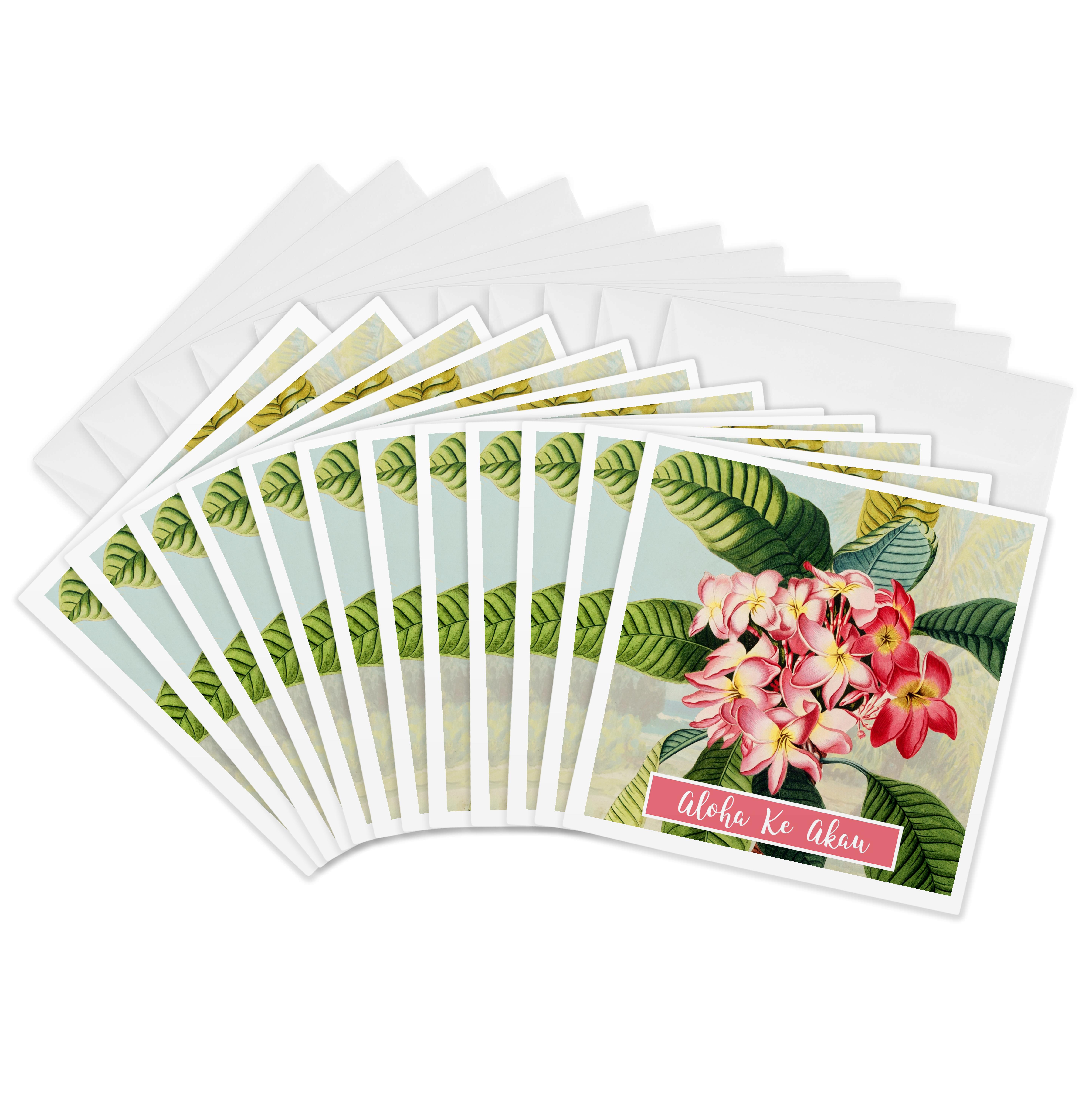 3drose, Aloha Ke Akua Hawaiian Breath of Life Love of God Pink Plumeria ...