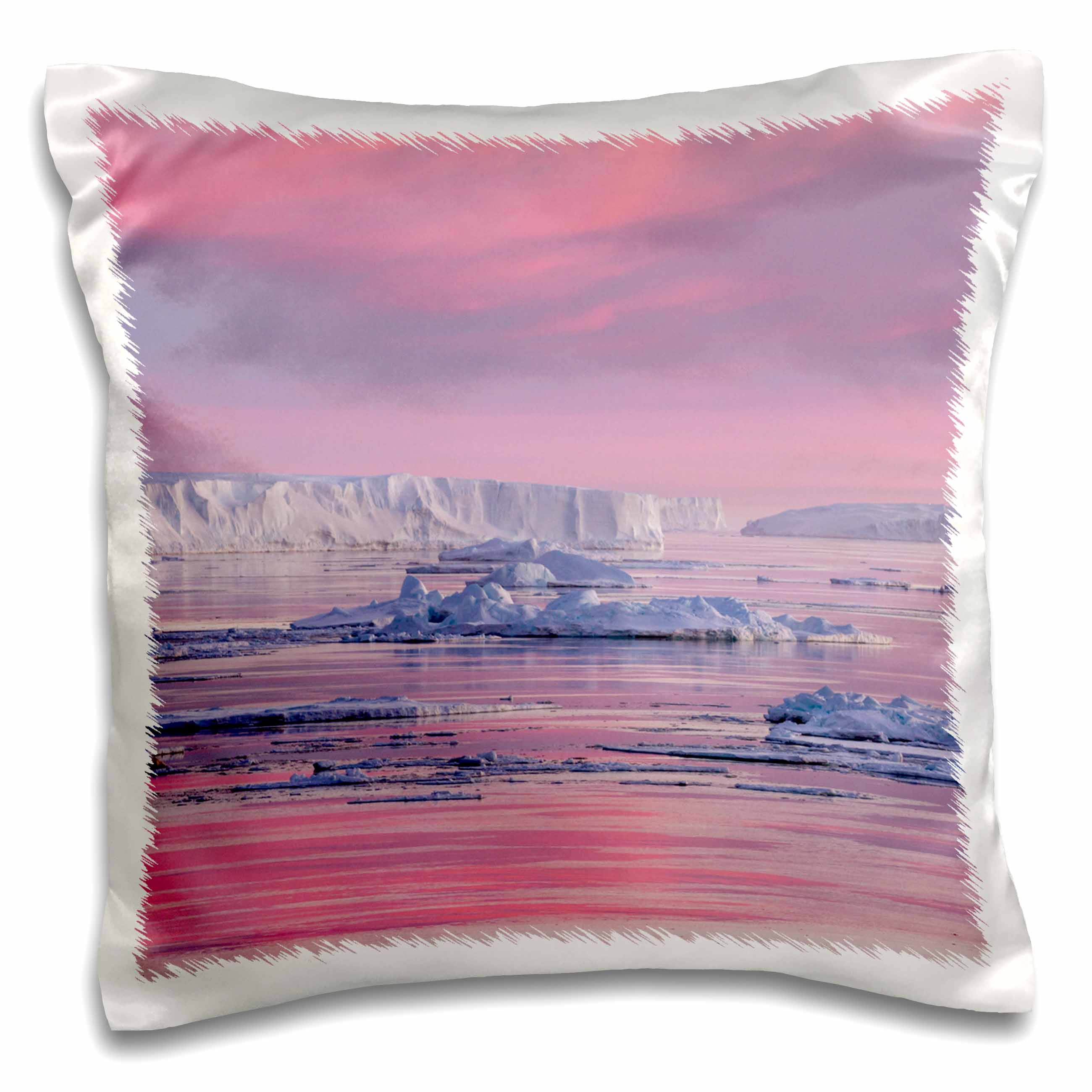 3drose, Antarctica, Snow Hill. Colorful Sunrise Paints the Sky and ...