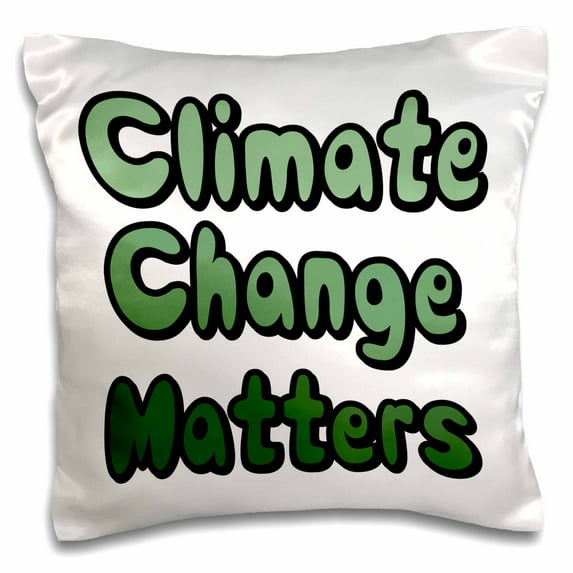 3drose, Artistic Fun Climate Change Matters Graffiti Art, 16x16 inch ...