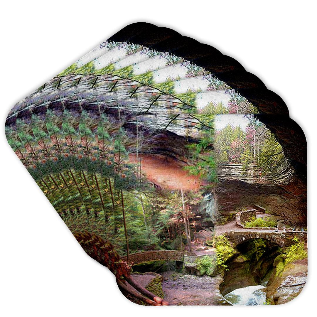 3drose, Ash Cave and Old Mans Cave in Hocking Hills State Park Collage ...