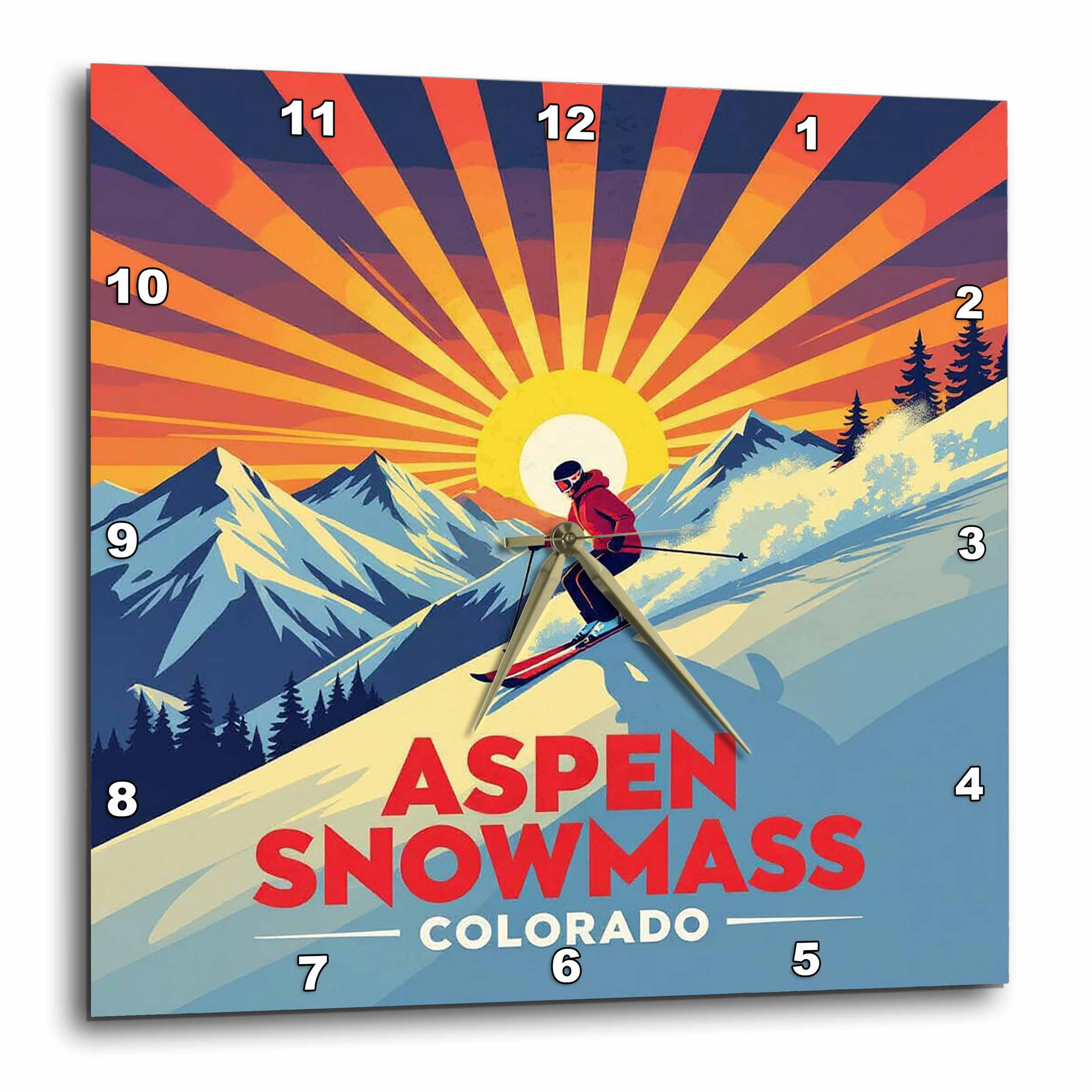 3drose, Aspen, Snowmass, Colorado. Skiing in America. Cool Art for Men ...