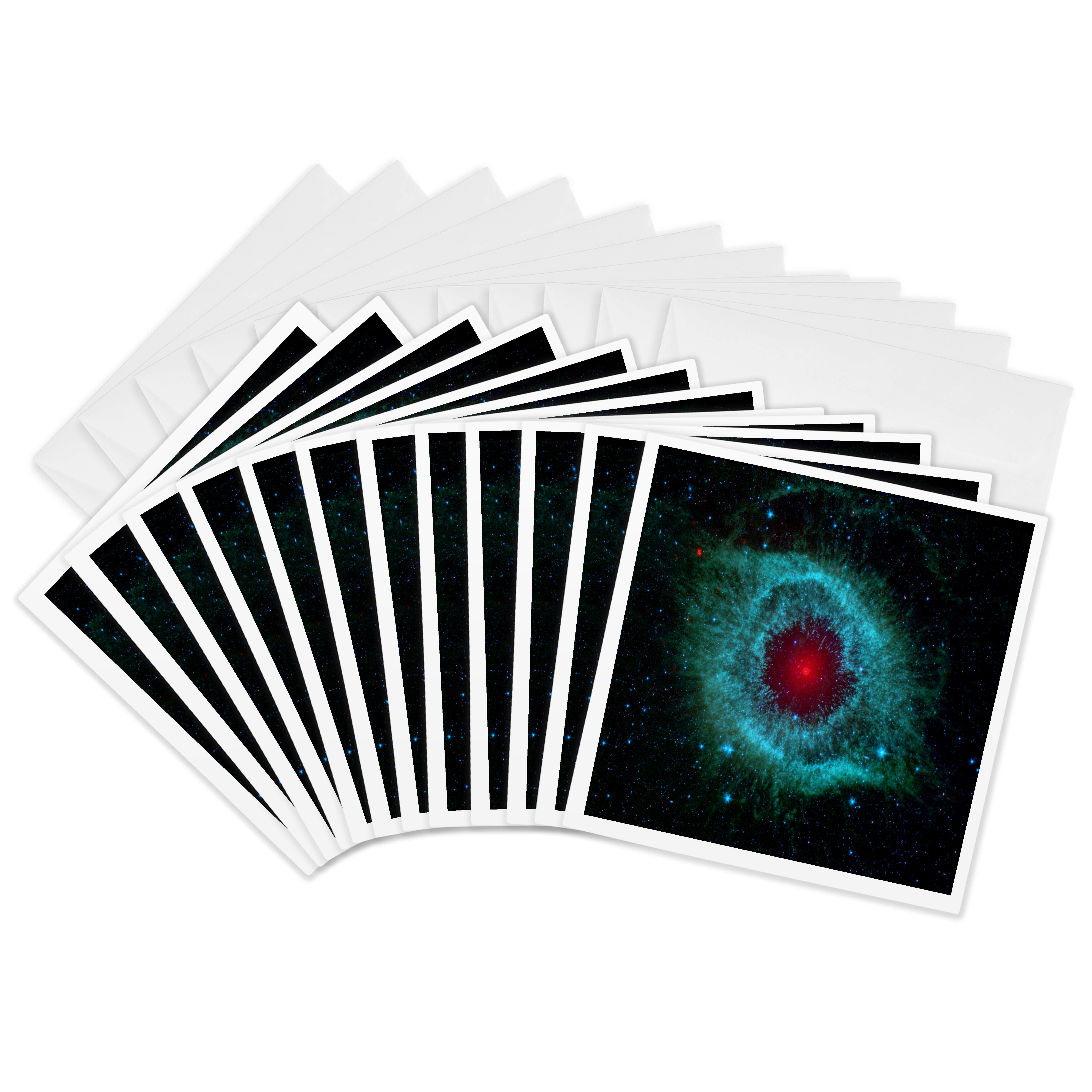 3drose, Astronomy Science Outer Space, 12 Greeting Cards with Envelopes ...