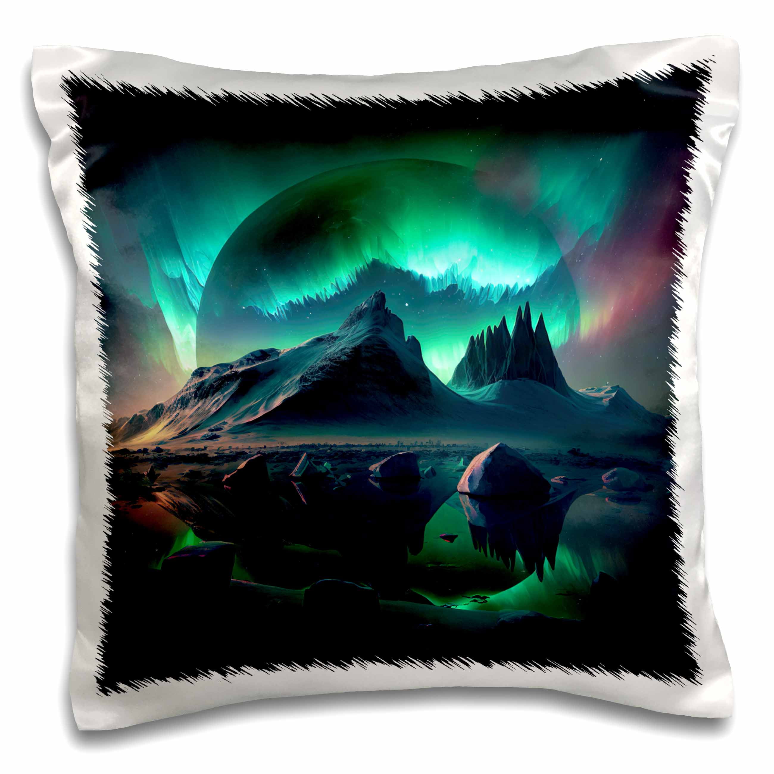 3drose, Aurora Borealis Night Sky, 16x16 inch Pillow Case - Walmart.com