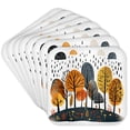 3drose, Autumn Forest on a Rainy Day. Elegant and Chic Artsy Gift for ...