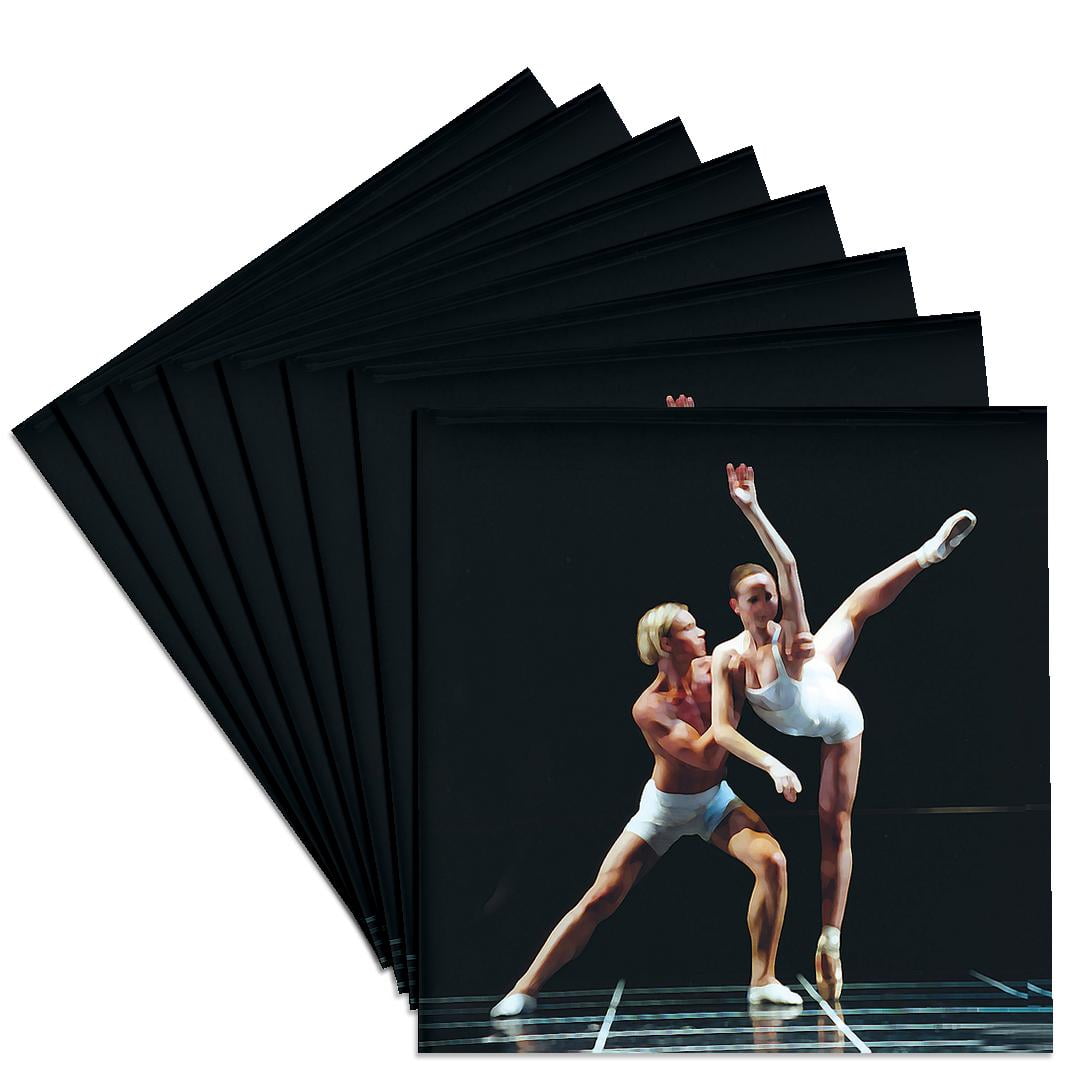 3drose, Ballet Dance, Set of 8 Ceramic Tile Coasters - Walmart.com