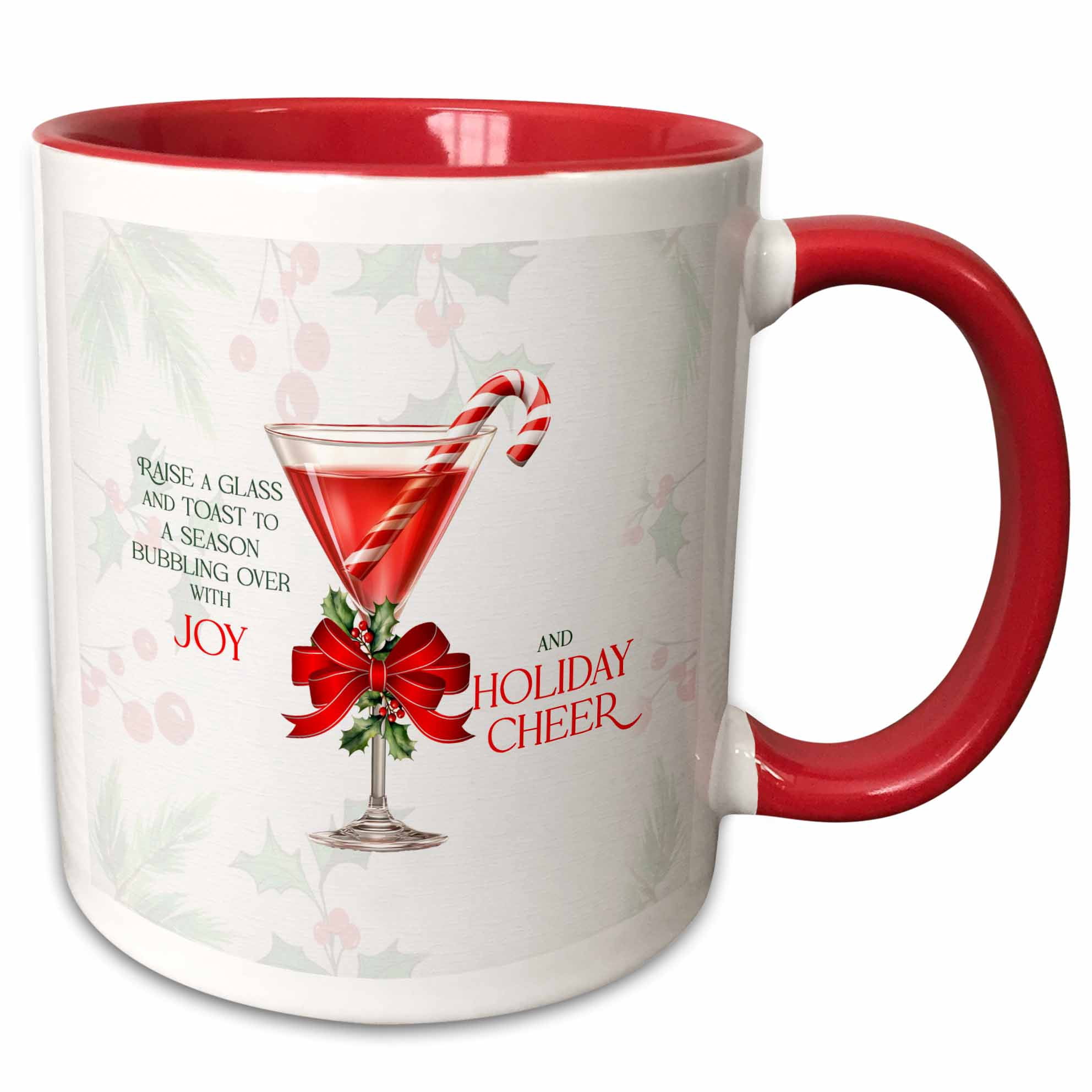 3drose, Bartender Themed Cheer and Puns for the Holiday with a Red ...
