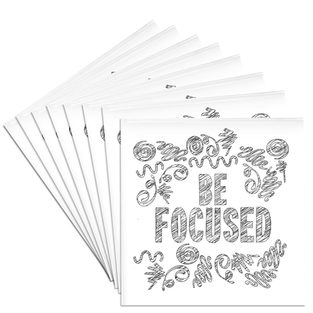 3drose, Be Focused and Inspired with a Typography Message in Pen ...
