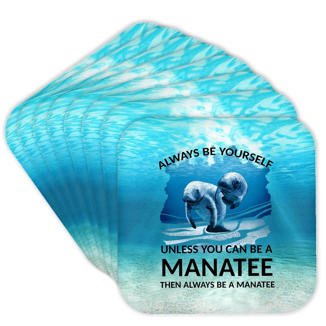 3drose, Be a Manatee Sealife Wildlife Art Swimming Underwater Beach ...