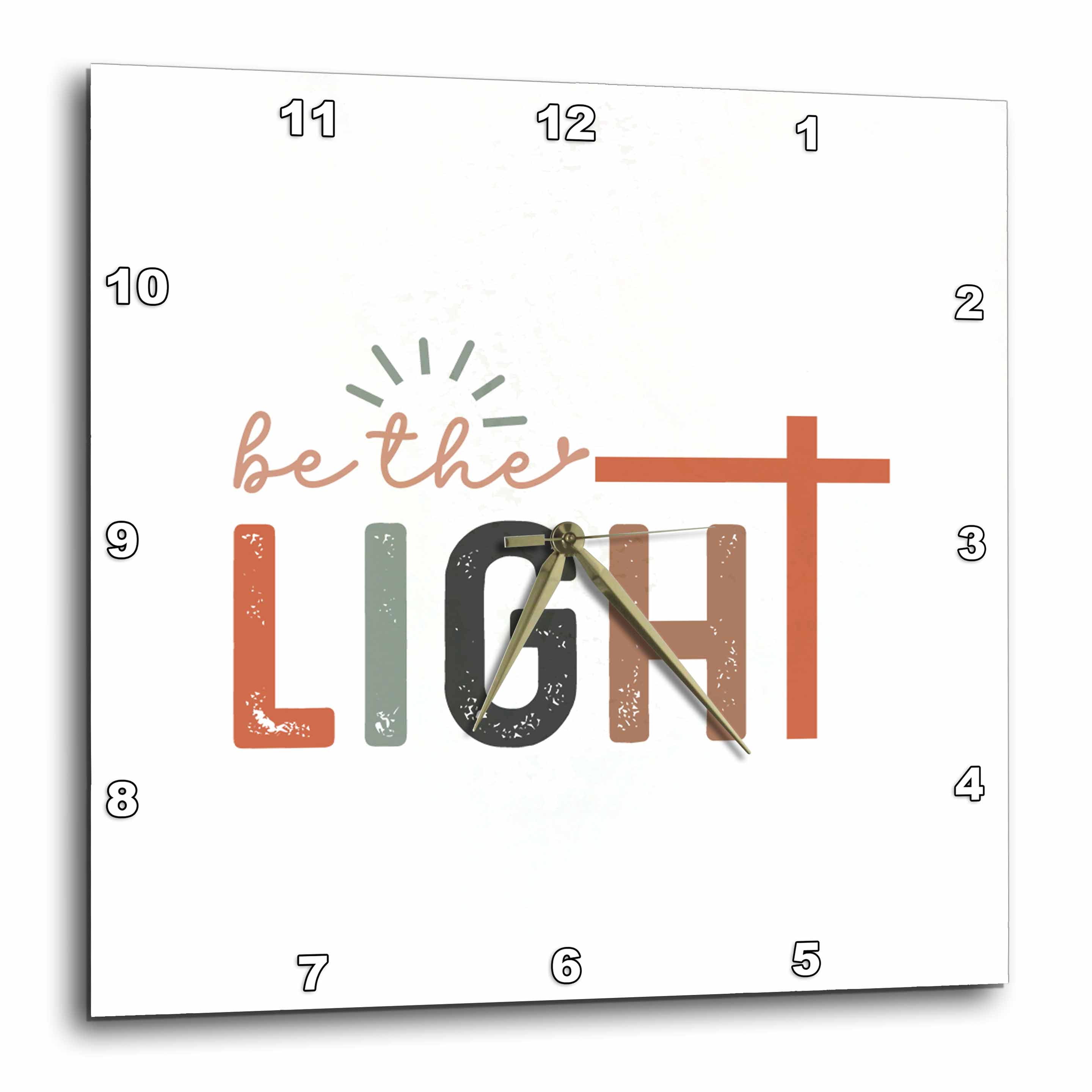 3drose, Be the Light Stylish and Elegant Text Art. Christian Gift ...