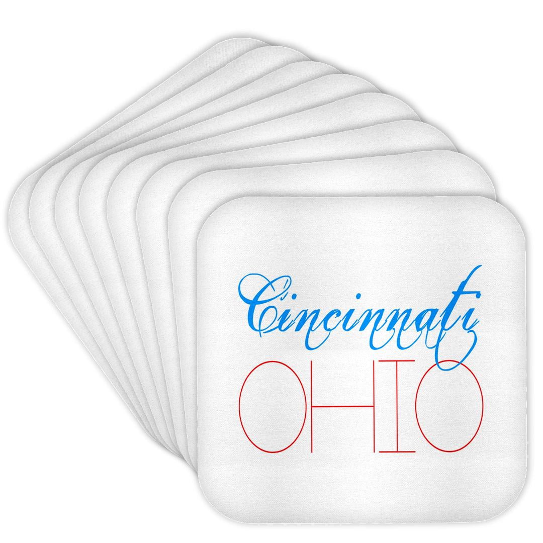 3drose, Beautiful Stylish Text Cleveland Ohio of Blue and Red Colors ...