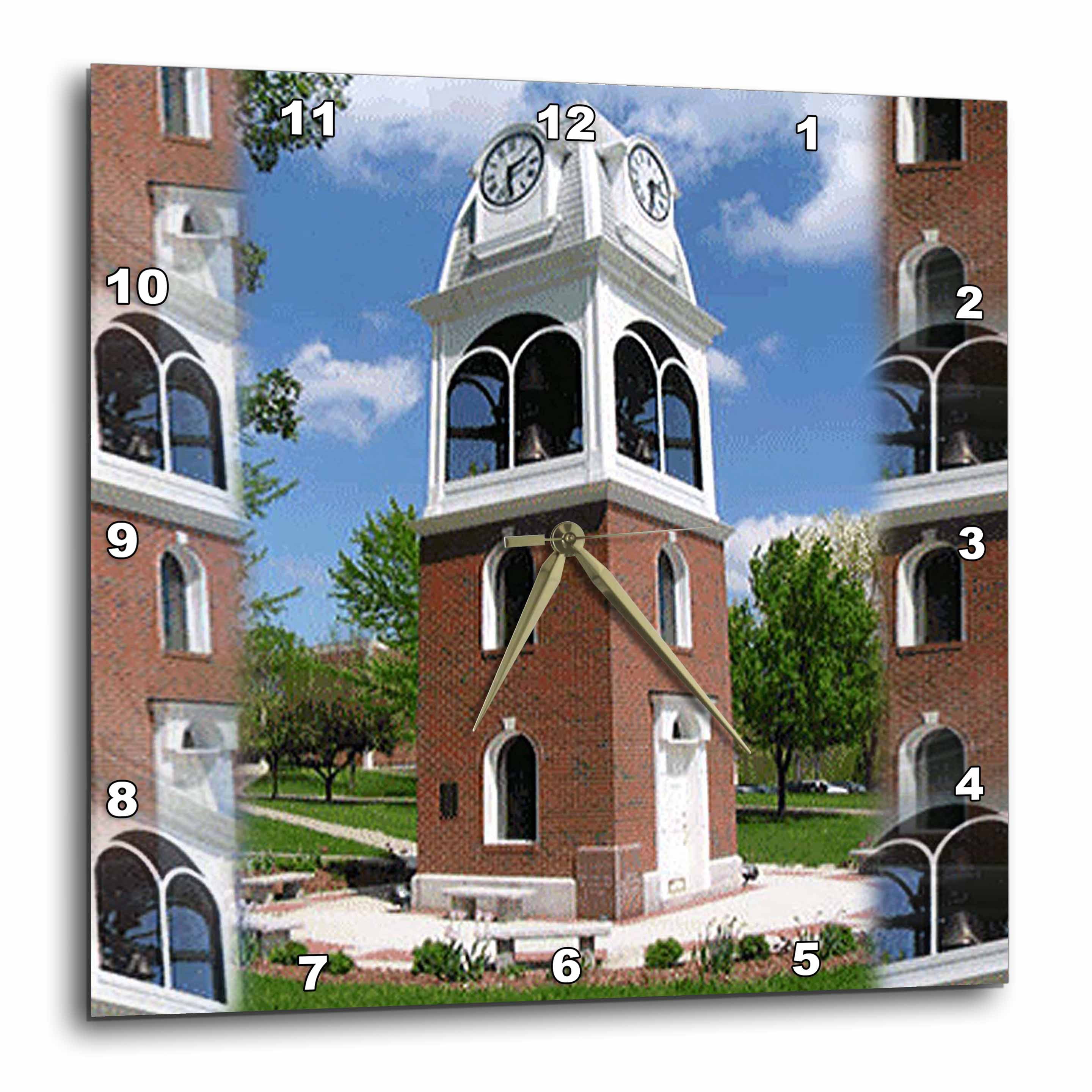 3drose, Bell Tower on the University of Rio Grande Campus, 15x15 Wall ...