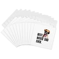 3drose, Best Boxer Dad Ever Funny German Dog, 12 Greeting Cards with ...