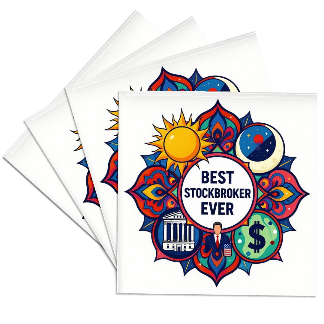 3drose, Best Stockbroker Ever. Colorful Mandala Art for a Cool ...