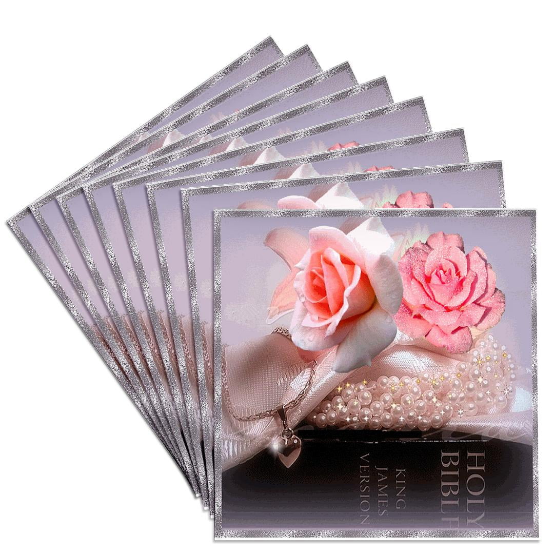 3drose, Bible Art Beautiful Salmon Colored Roses and the Holy Bible ...