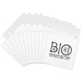 3drose, Biochemistry Decorative Microbiology Text in Two Rows on White ...