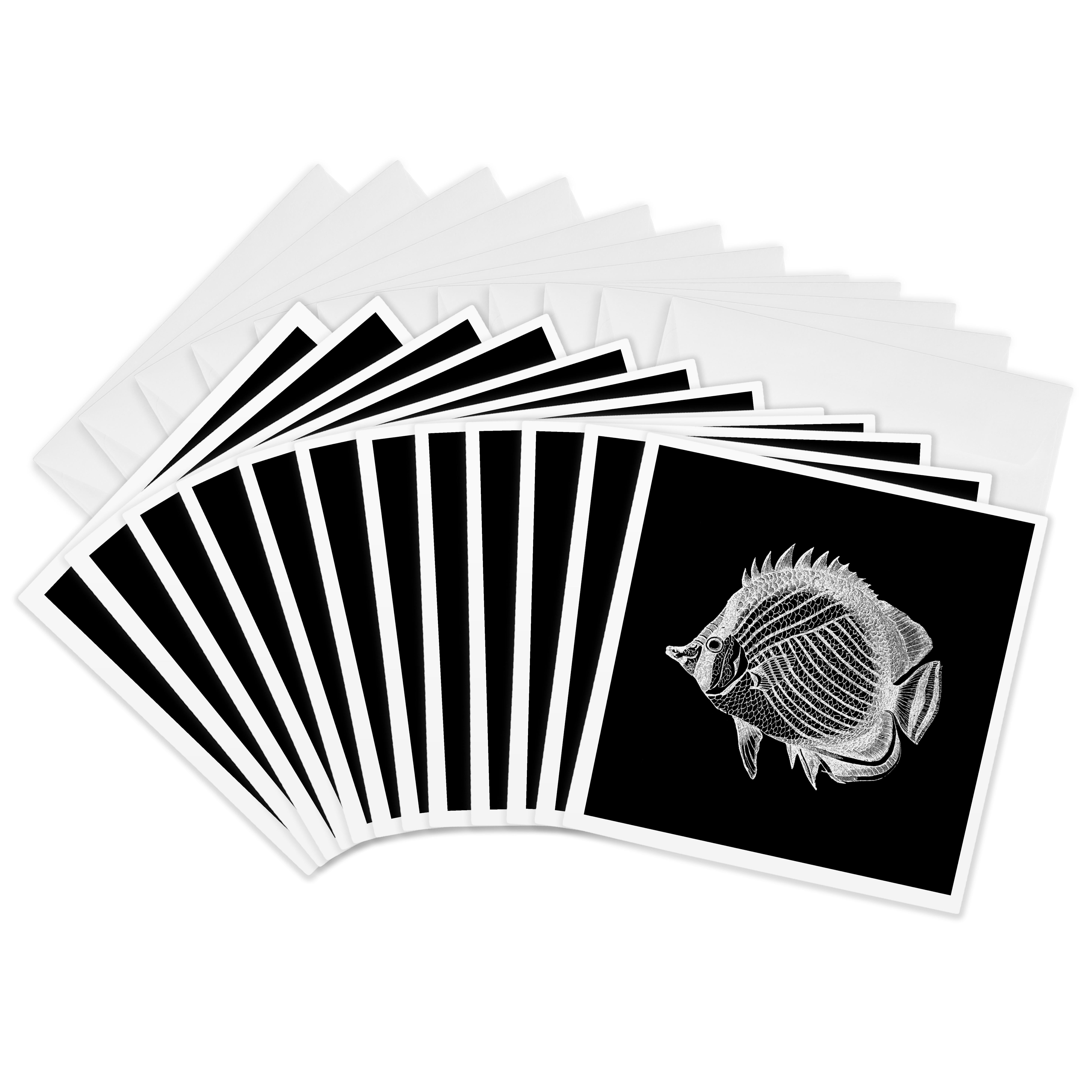 3drose, Black Butterflyfish Tropical Fish Print Exotic Modern Sea Ocean ...