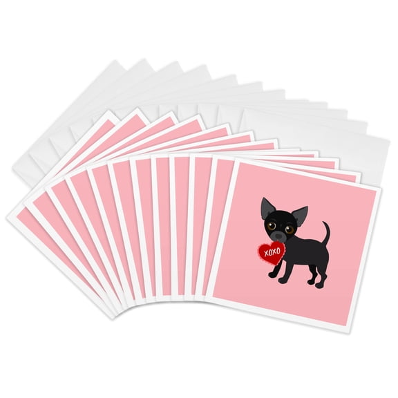 3drose, Kiss, 12 Greeting Cards with Envelopes - Walmart.com