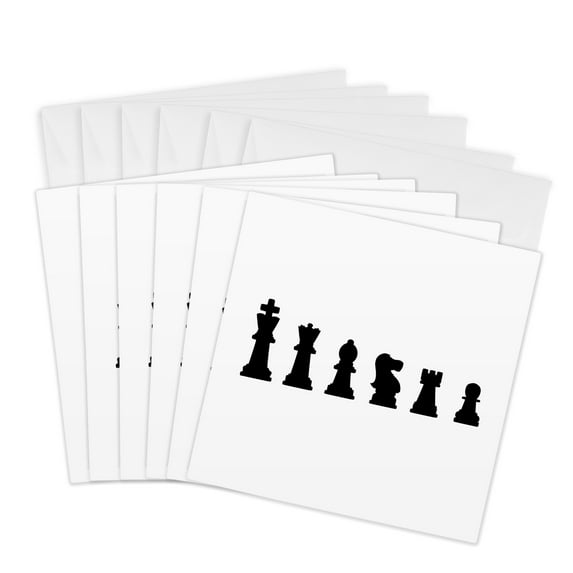 3drose, Black and White Chess Pieces Line up - Checkmate Game Piece ...