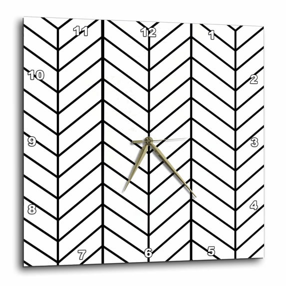3drose, Black and White Herringbone Pattern - Arrow Feather Inspired ...