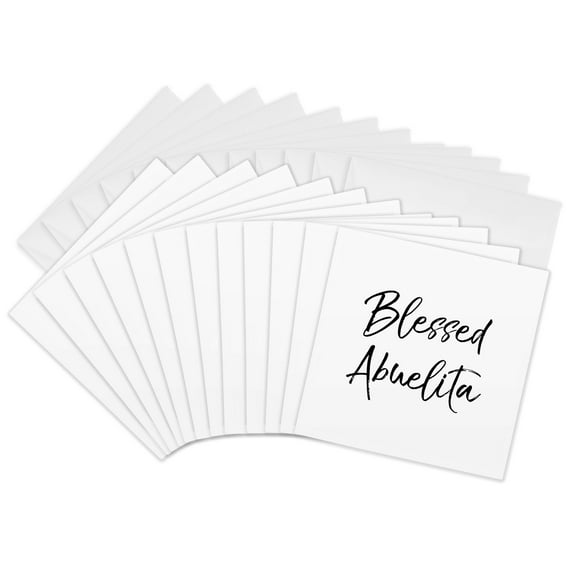 3drose, Blessed Abuelita Cursive Flowy Letters Thankful Spanish Abuela ...