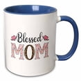 3drose, Blessed Mom Stylized Text Art. Mothers Day Artsy Gift, Card for ...