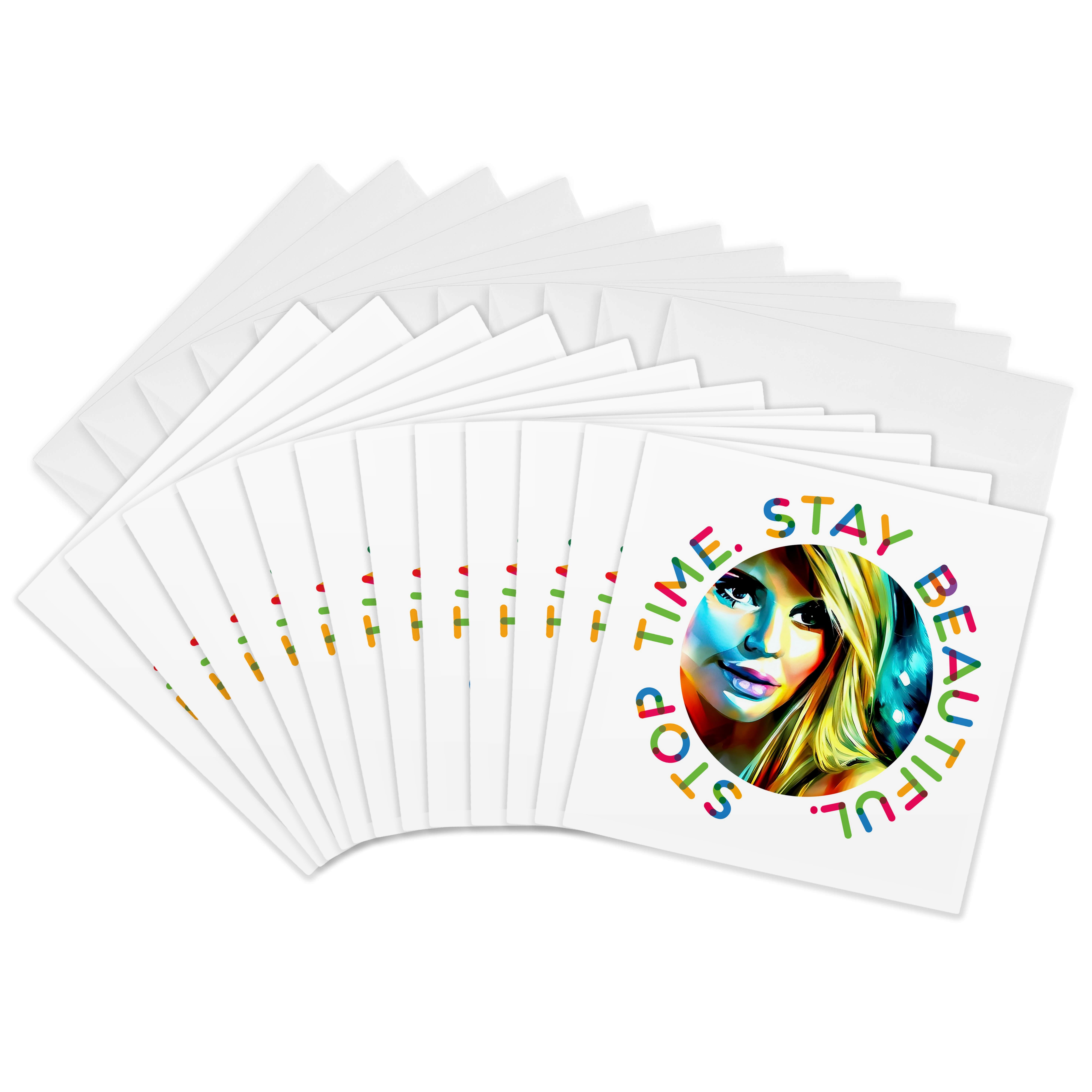 3drose, Blonde Woman - Stop Time. Stay Beautiful. Colorful ...