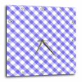 3drose, Blue and White Gingham Pattern - Diagonal Checks Rustic ...