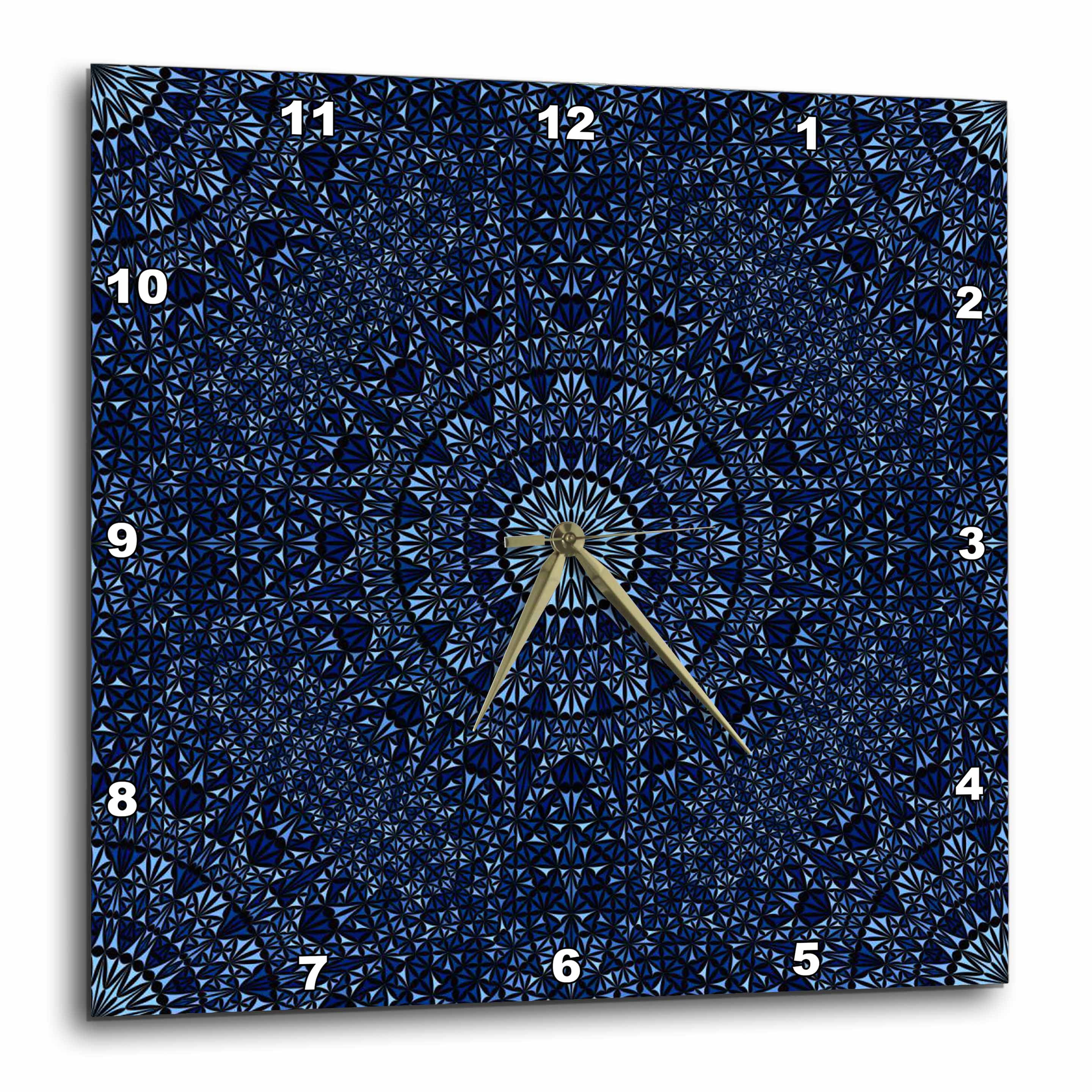 3drose, Bohemian Abstract Oriental Blue Curved Shape Pattern Background ...