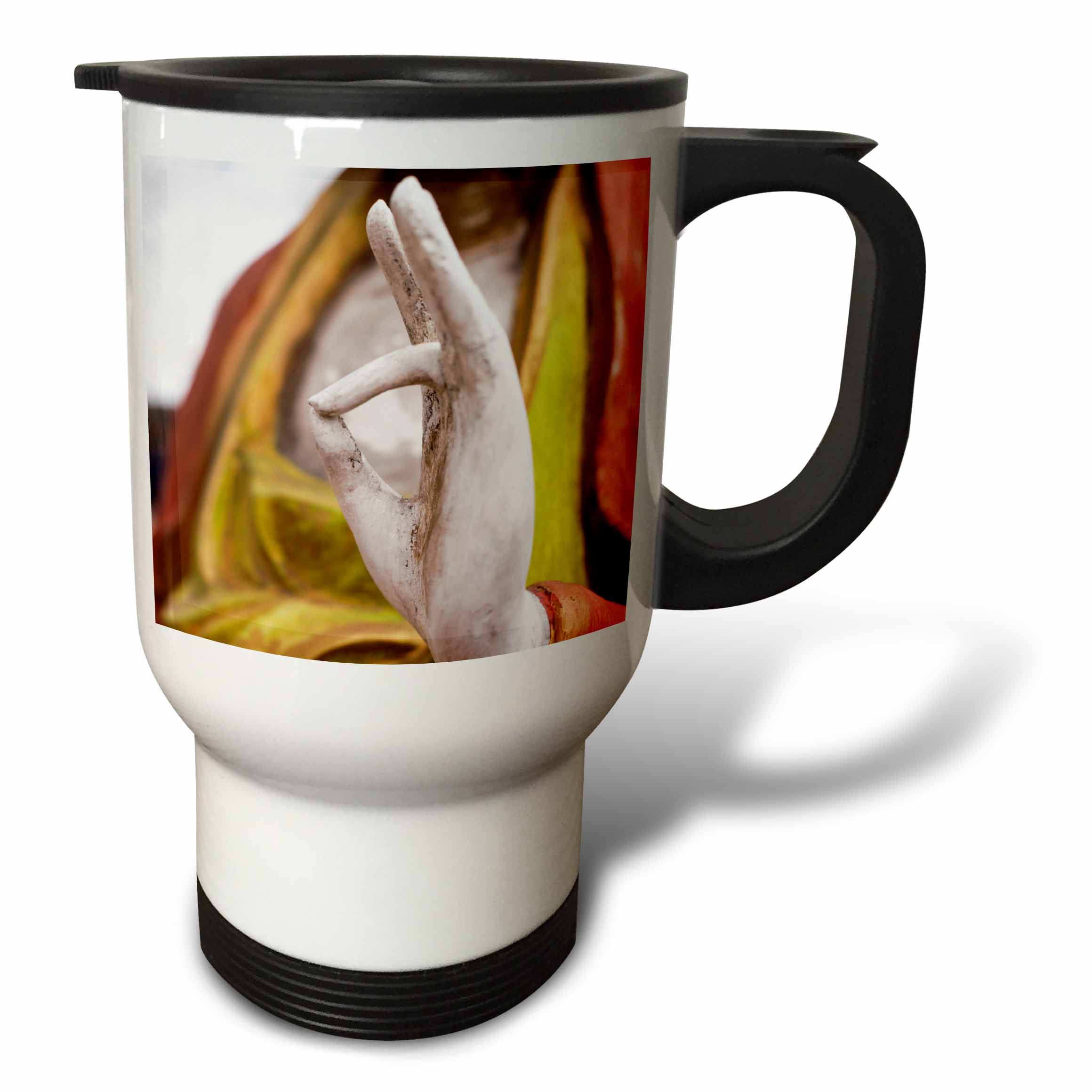 3drose, Buddha Statue, Santa Fe, New Mexico, Usa., 14oz Stainless Steel ...