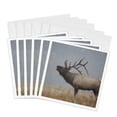 3drose, Bull Elk in Snow Storm, Yellowstone Np, Wyoming - Us51 Rnu0037 ...