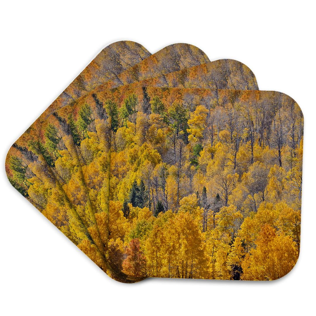 3drose, California, Conway Pass Fall Color., Set of 4 Coasters - Cork ...