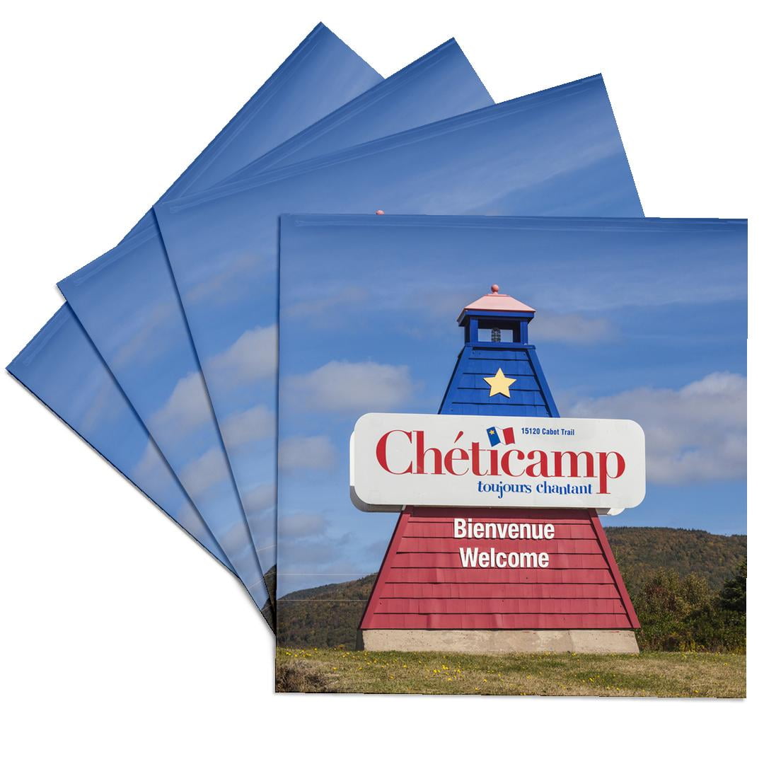 3drose, Canada, Nova Scotia, Cabot Trail. Cheticamp Welcome Lighthouse ...